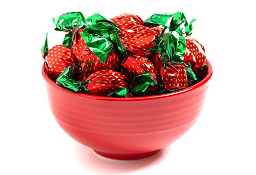 Strawberry Hard Candy - 5 Pounds - Strawberry Bon Bons - Strawberry Fi ...