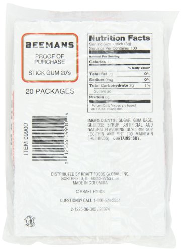 Beemans 5 Piece Chewing Gum, 20 count – THENILESWEETS.COM