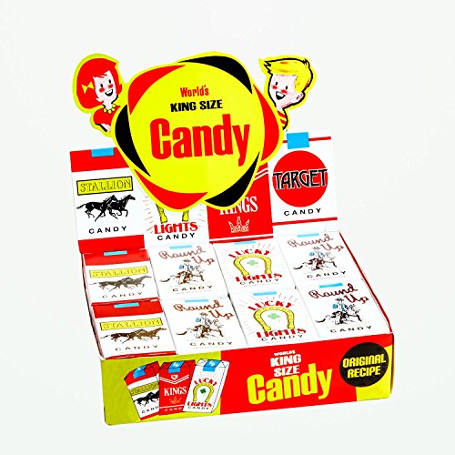 World's King Size Candy "Cigarettes" 24 Pack Case – THENILESWEETS.COM