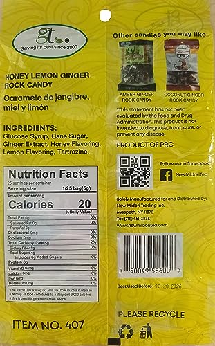 Honey Lemon Ginger Rock Candy – THENILESWEETS.COM