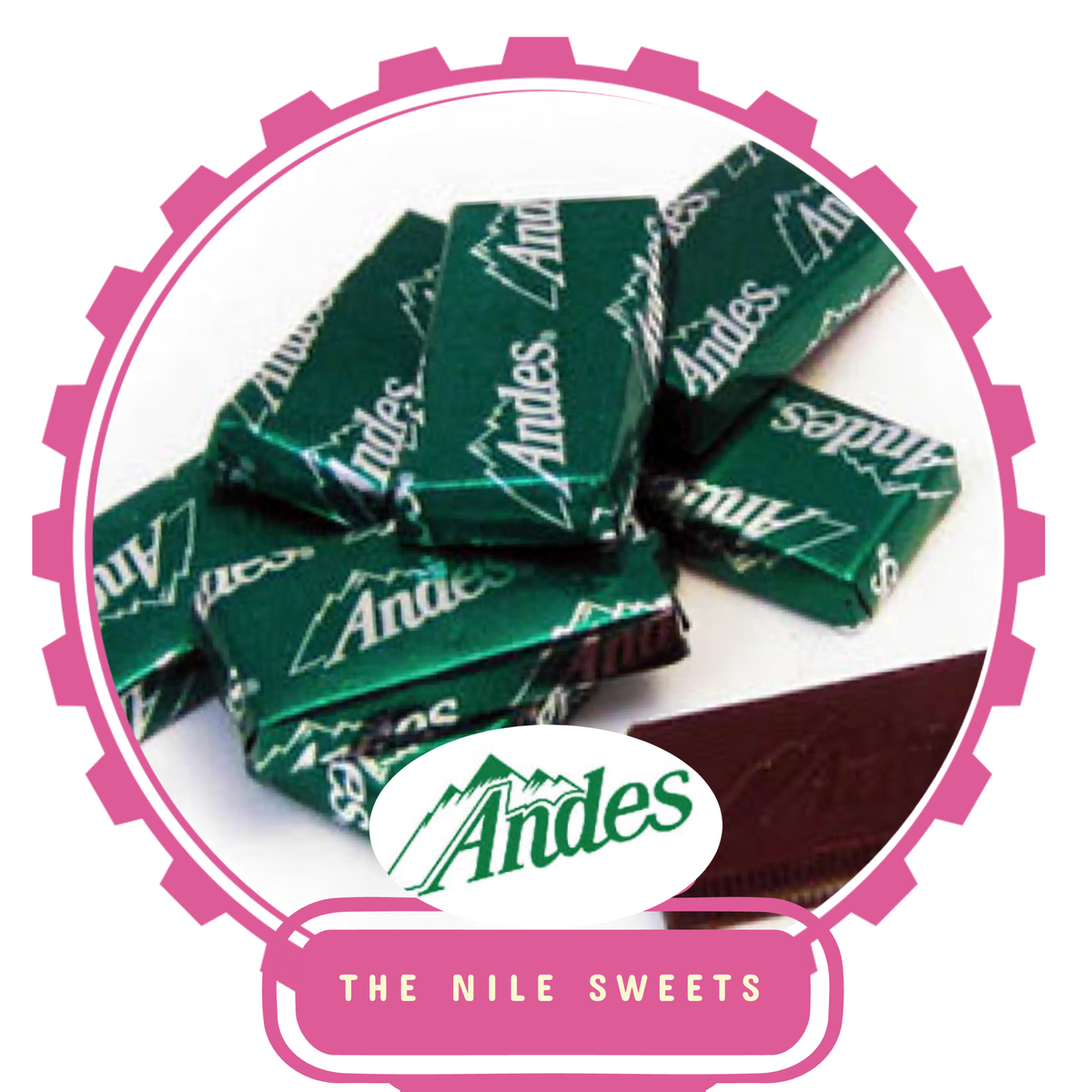 Andes Mints - Andes Creme De Menthe Thins, 3 LB Bulk Candy BY THE NILE ...
